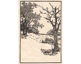 House rubber stamp | Etsy