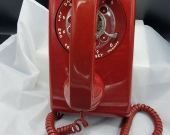 Rotary wall phone | Etsy