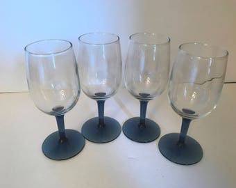 Vintage wine glasses | Etsy