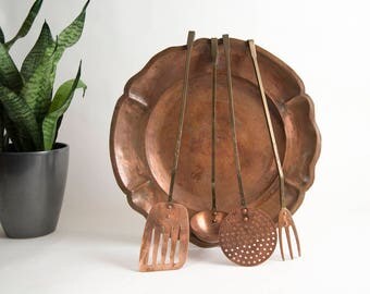 Copper utensils | Etsy