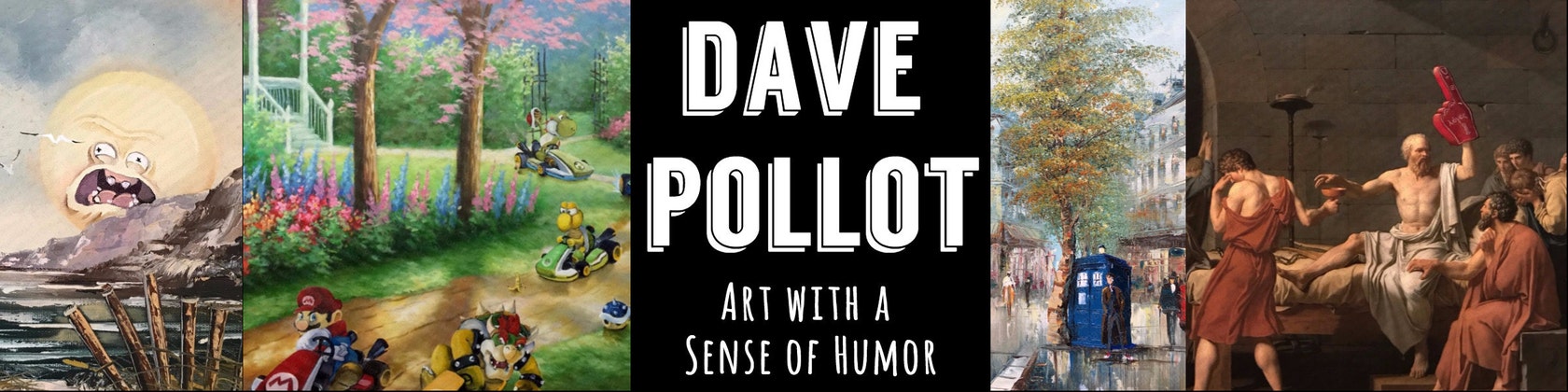 Dave Pollot Repurposed & Enhanced Thrift Art by DavePollot on Etsy