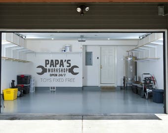 Garage wall decals | Etsy