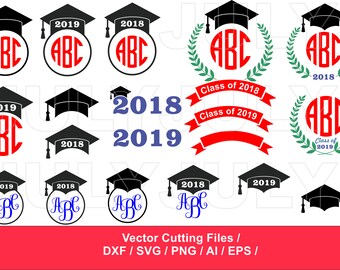 Graduation hat svg | Etsy