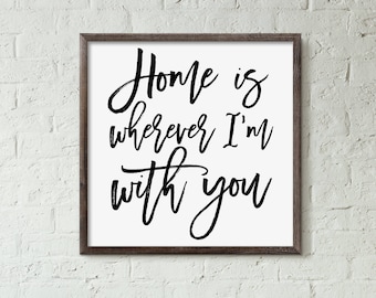 Home is wherever | Etsy