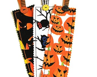 Halloween bookmark | Etsy
