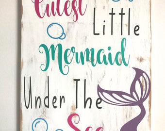 Little mermaid decor | Etsy