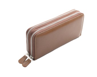 Zip around wallet | Etsy