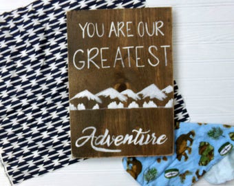 Rustic nursery sign | Etsy