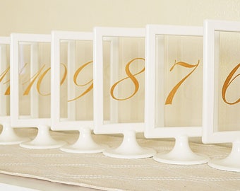 Elegant table number | Etsy