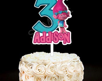 Trolls cake toppers | Etsy
