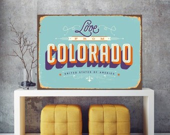 Colorado wall art | Etsy