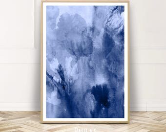 Navy watercolor | Etsy