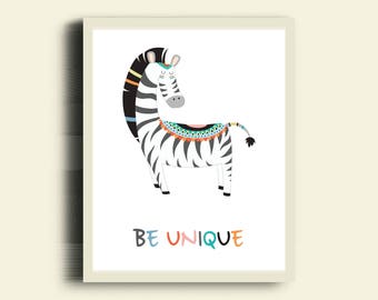Zebra art | Etsy