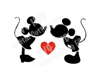 Minnie heart svg | Etsy