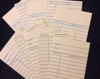 Library due date | Etsy