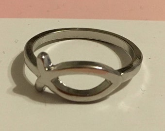 Christian fish ring | Etsy