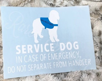 Dog car decals | Etsy