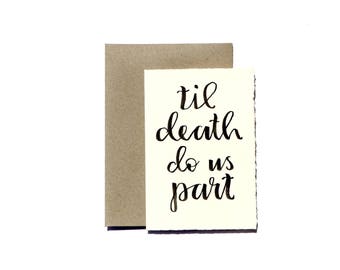 Til death do us part | Etsy