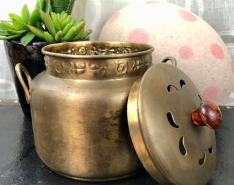 Brass container | Etsy