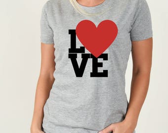 Love tshirt | Etsy