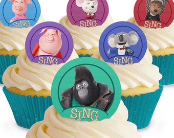 Sing cake topper | Etsy