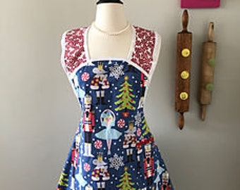 Christmas apron | Etsy