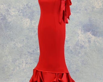 Red prom dress | Etsy