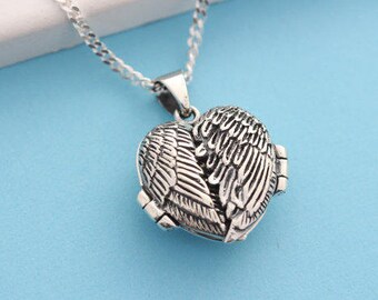 Angel locket | Etsy