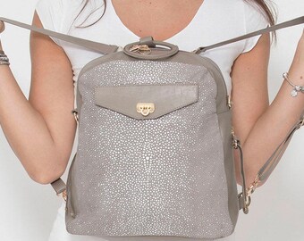 Leather backpack | Etsy