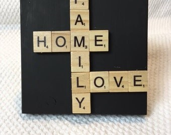 Wall scrabble board | Etsy