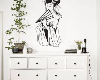 Asian wall decal | Etsy