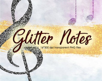 Musical note clipart | Etsy