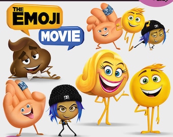 Emoji clipart | Etsy