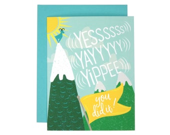 You did it card | Etsy
