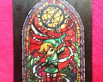 Zelda stained glass | Etsy