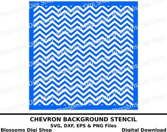 Chevron stencil | Etsy