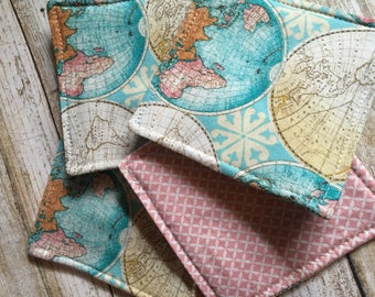 World map fabric | Etsy