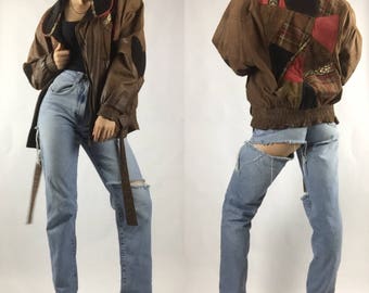 Patchwork jacket | Etsy