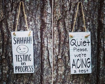 Quiet please sign | Etsy