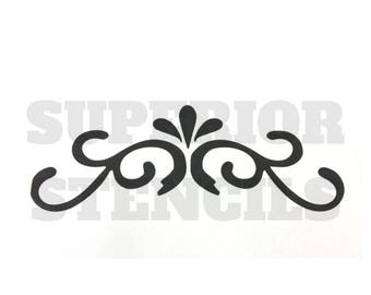 Scroll stencils | Etsy