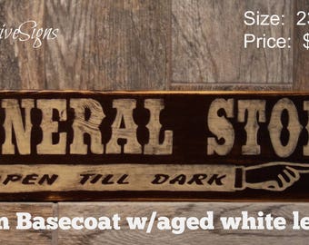 General store sign | Etsy