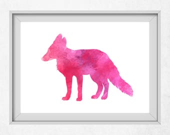 Fox artwork | Etsy