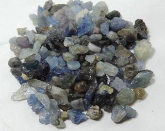 Raw blue sapphire | Etsy