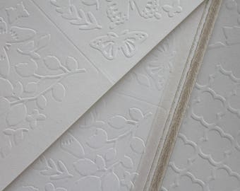 Embossed wallpaper | Etsy