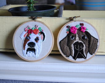 Pet embroidery | Etsy