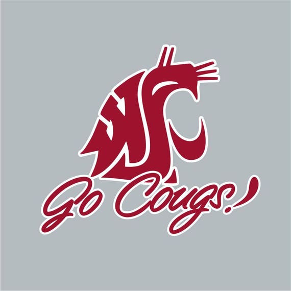 Washington State University Go Cougs Car Window