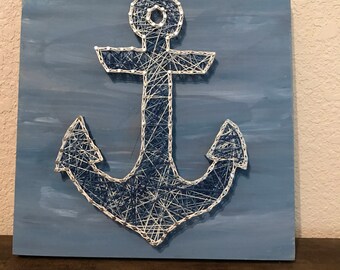Anchor string art | Etsy