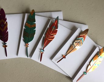 Boho place card | Etsy