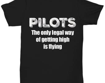 Funny pilot shirt | Etsy