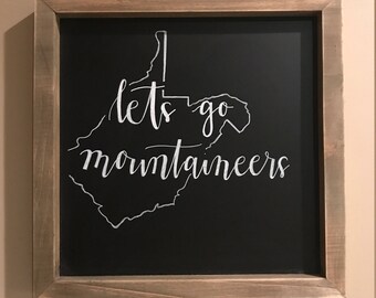West virginia sign | Etsy